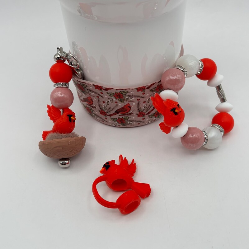 Cardinal and Straw - Etsy