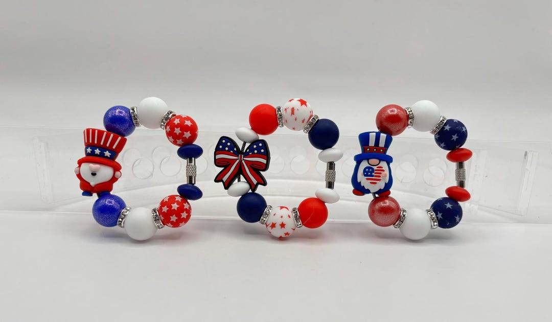 Stanley Handle Bracelet | Fourth of July | Tumbler Accessories ...