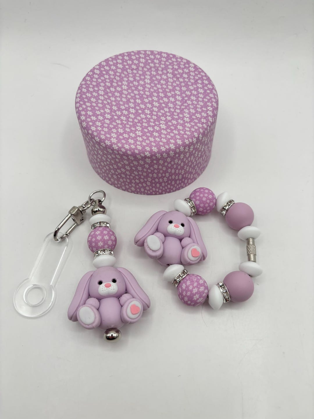 Stanley Cup Accessories, Easter Bunny Rabbit Handle Bracelet Charms ...