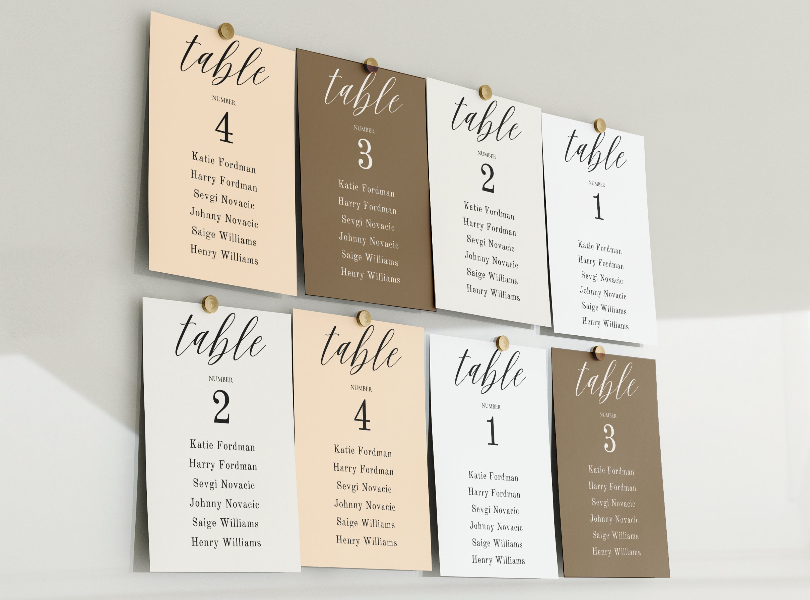 Minimal Wedding Seating Chart Printable Wedding Seating Chart Template ...