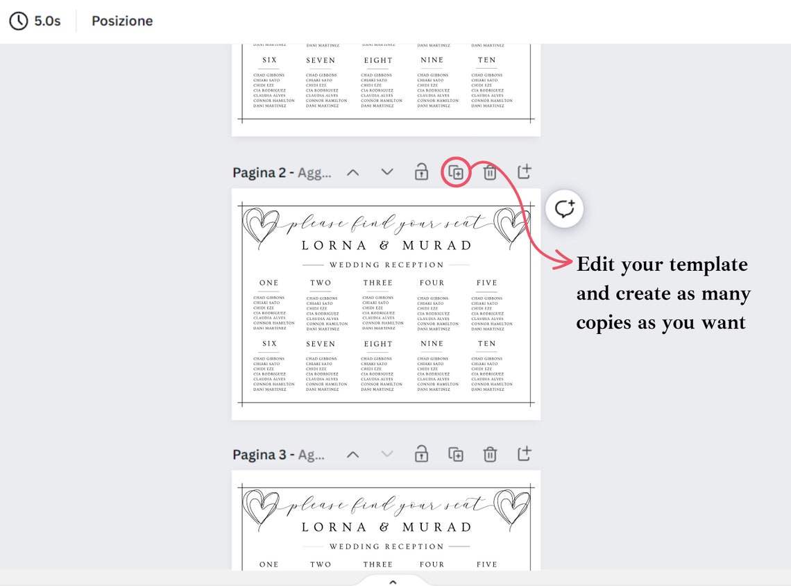 Stylized Wedding Seating Chart Printable Wedding Seating Chart Template ...