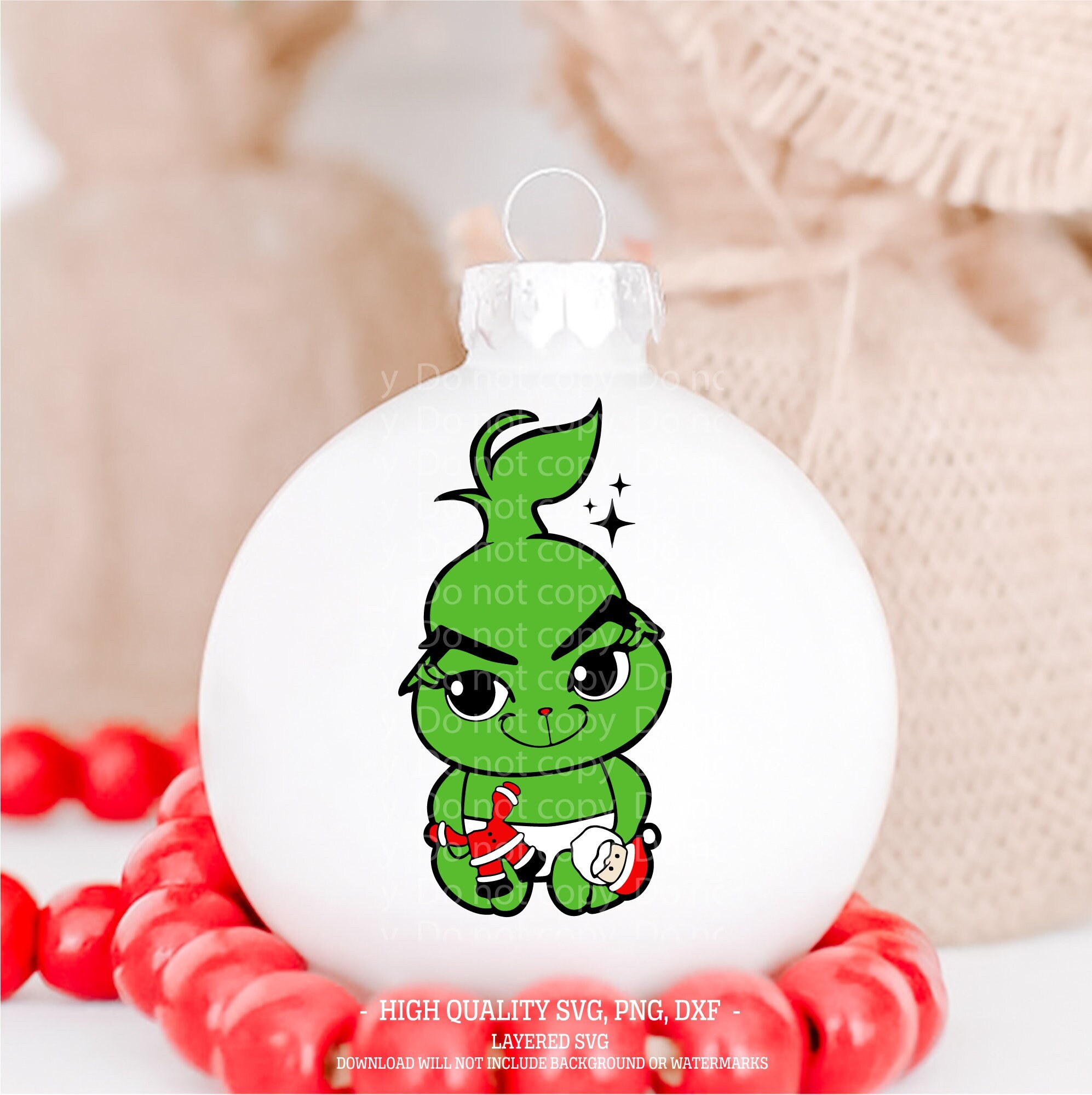 Baby Grinch Svg Png Dxf Grinch Svg Layered Grinch SVG the - Etsy