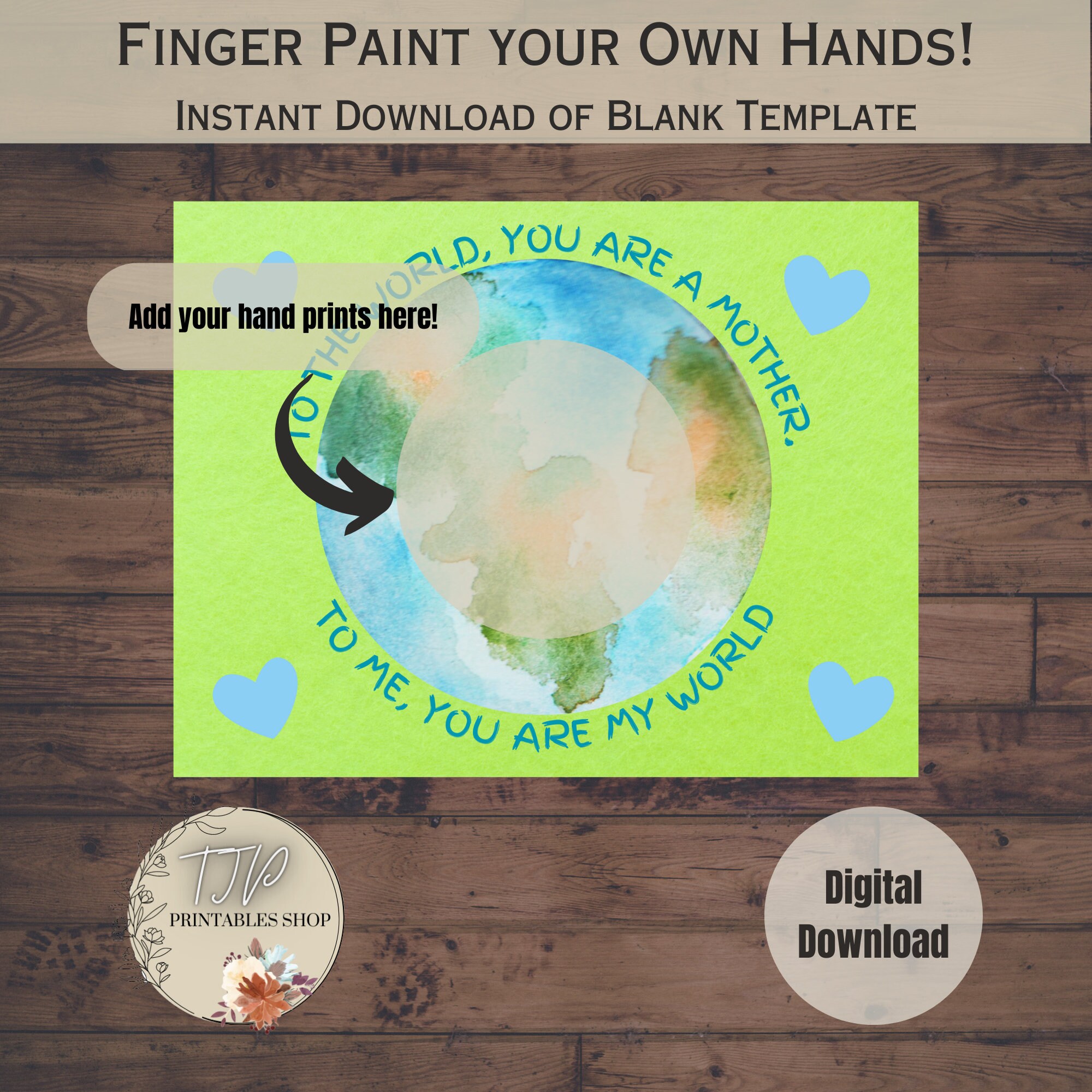 Mothers Day Crafts for Kids Mom DIY Kid's Art for Mom Handprint Craft ...