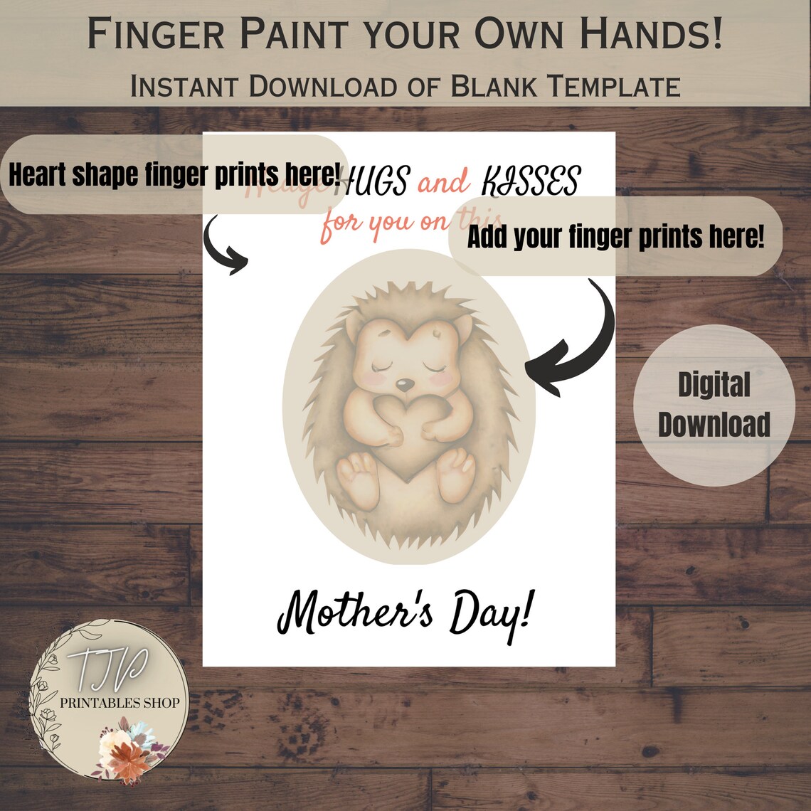 Finger Paint Art for Mothers Day Crafts for Kids Mothers Day Keepsake ...