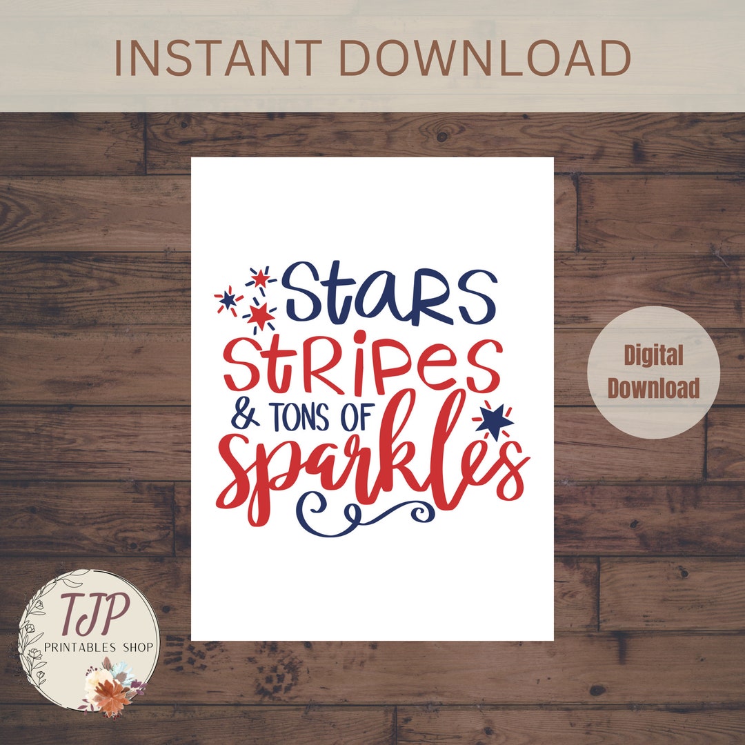 4th of July Party Decor for Fourth of July Digital Download Party ...