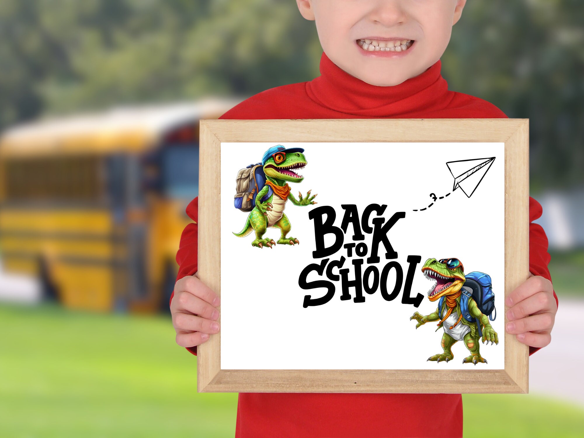 Dino Back to School Printable Back to School Sign for First Day of ...