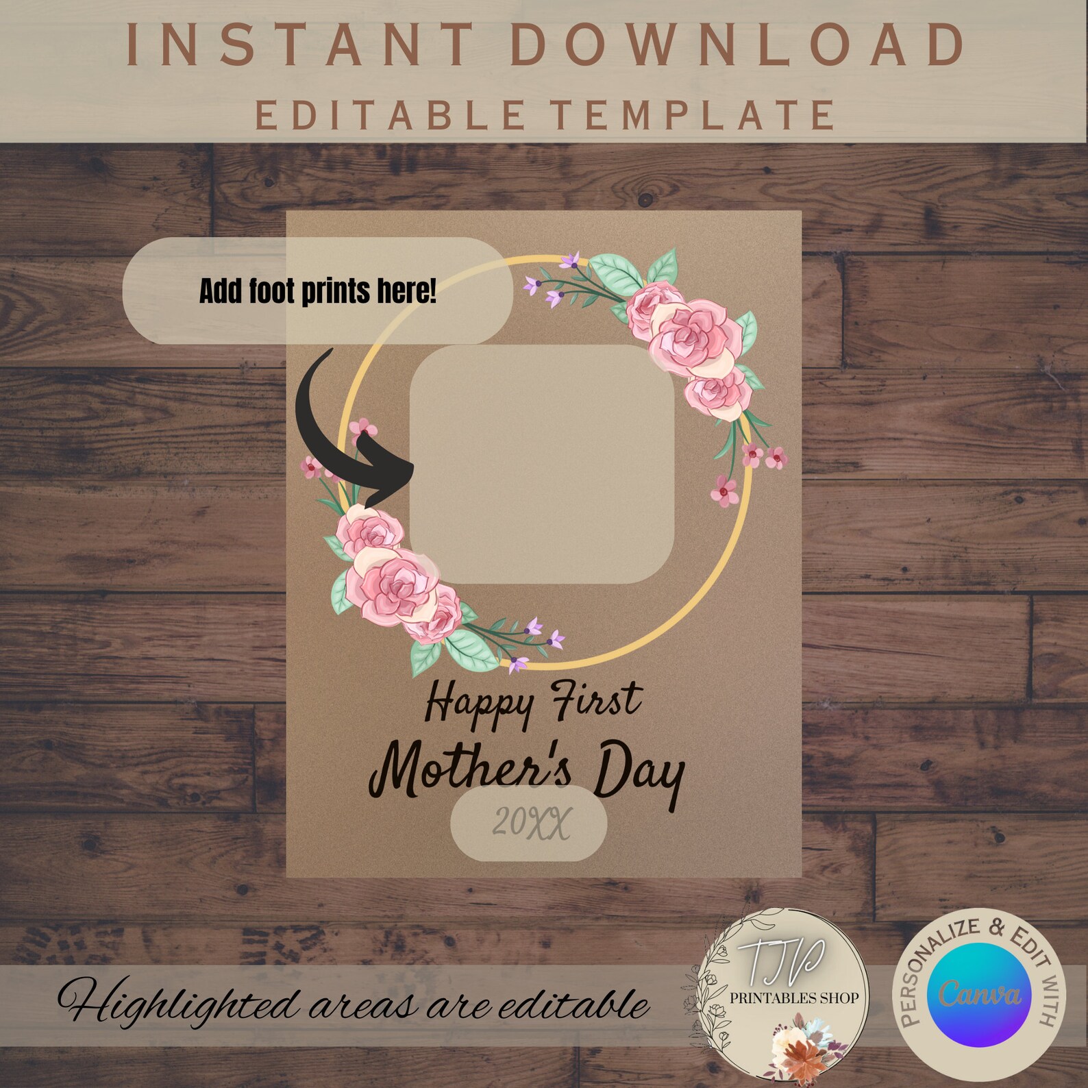 First Mothers Day Finger Painting Craft for Mom DIY Kid's Art ...