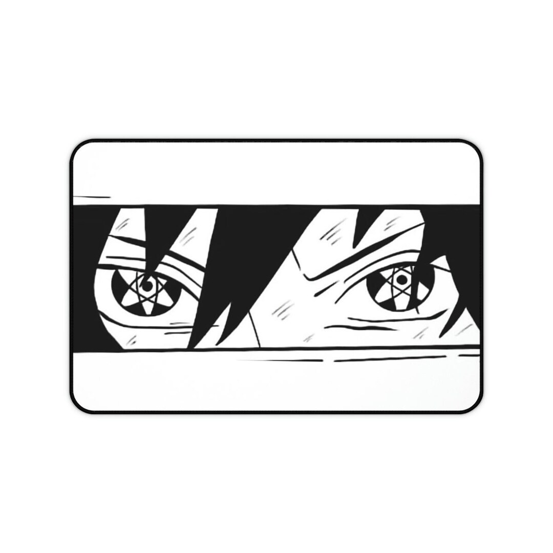 Black & White Sasuke Mouse Pad - Etsy