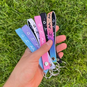 WWJD Keychain Wristlet - Christian Gospel Key Ring Strap - Etsy