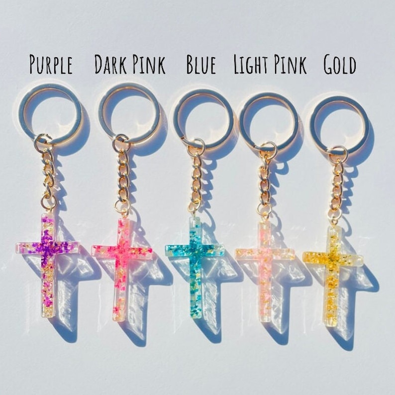 Cross Keychain Aesthetic Keychain Charm Key Chain for Women Key Chains ...