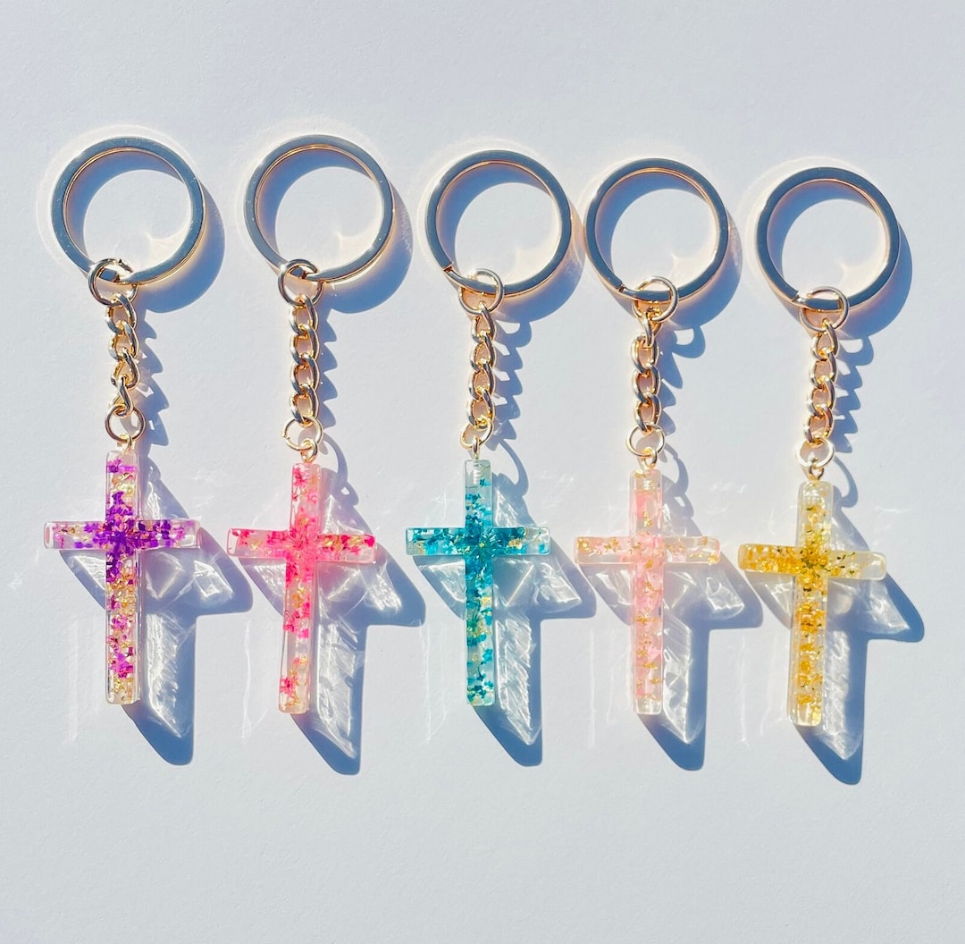 Cross Keychain Aesthetic Keychain Charm Key Chain for Women Key Chains ...