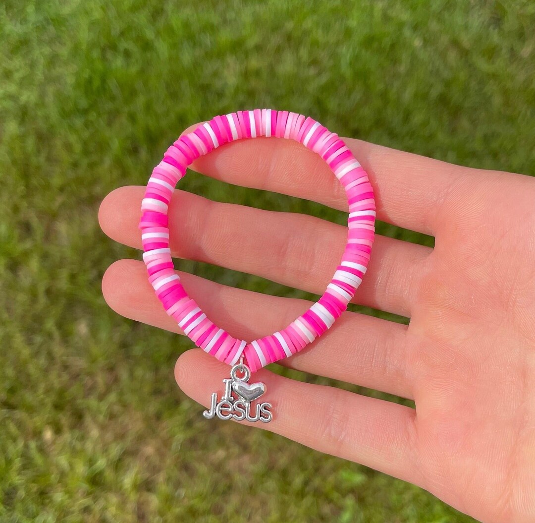 I Love Jesus Bracelet for Women Beaded Bracelets for Women Christian ...