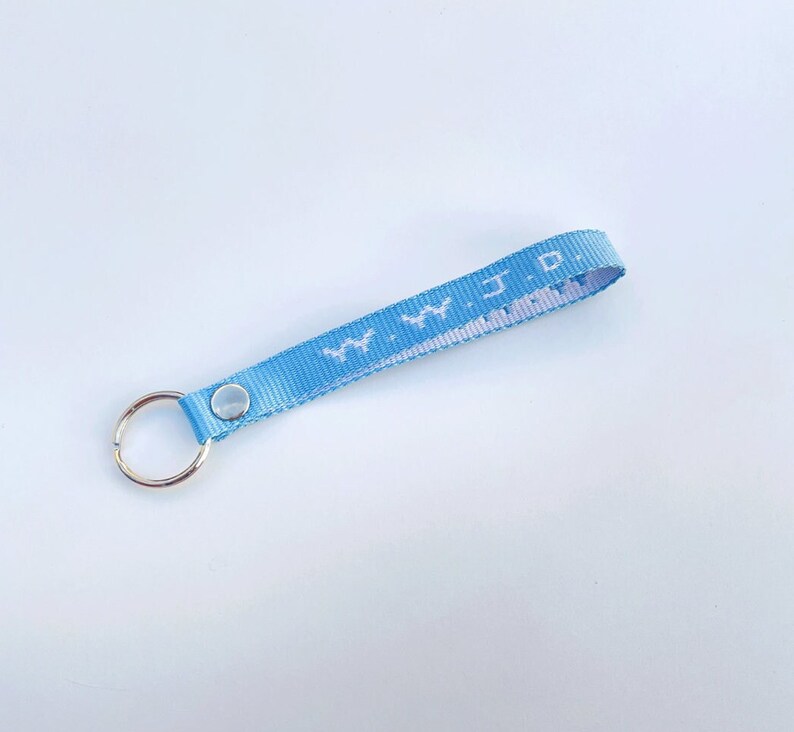 WWJD Keychain Wristlet Aesthetic Keychain WWJD Key Chain for - Etsy