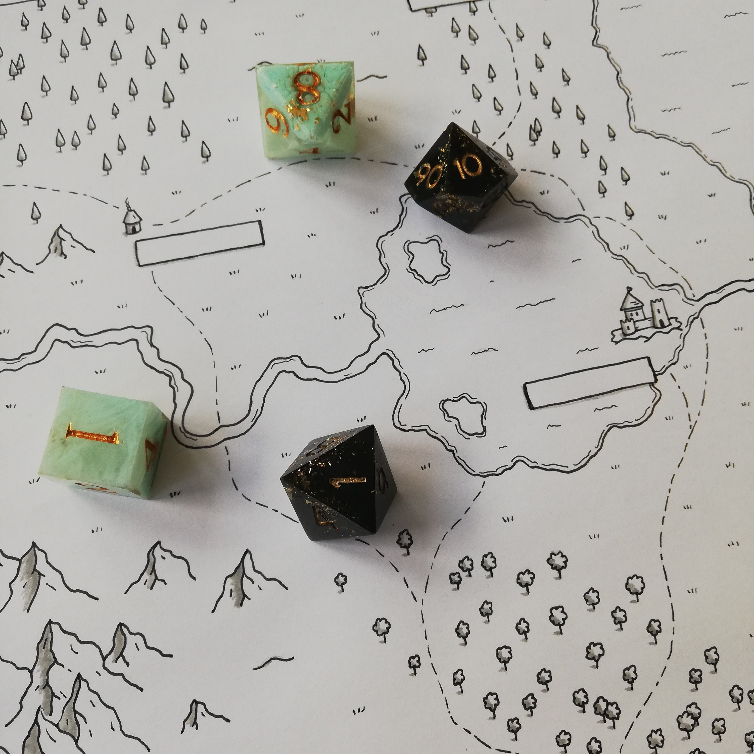 City on a Lake, Map for Dungeons and Dragons, Pathfinder, Fantasy RPG ...