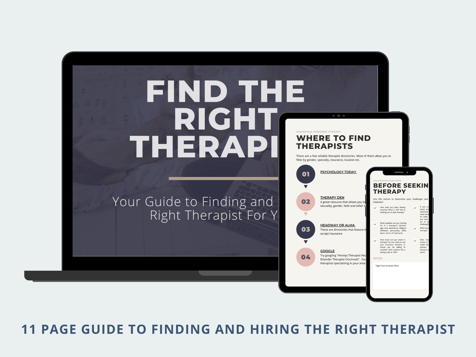 Find and Hire the Right Therapist - Etsy