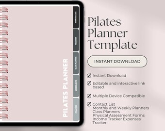 Pilates Lesson Planner- Plan the Best Pilates Classes - Etsy