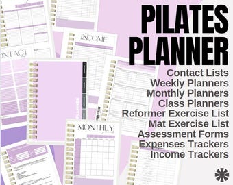 Pilates Planner - Etsy