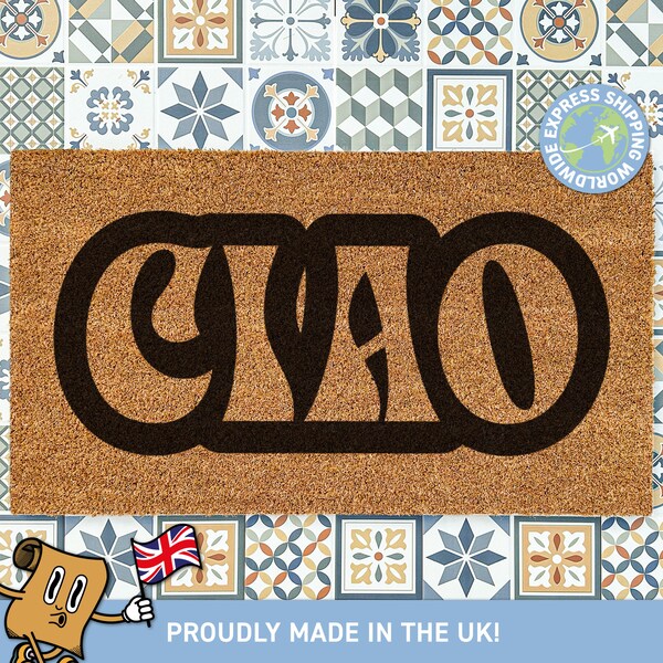 Ciao Doormat - Etsy