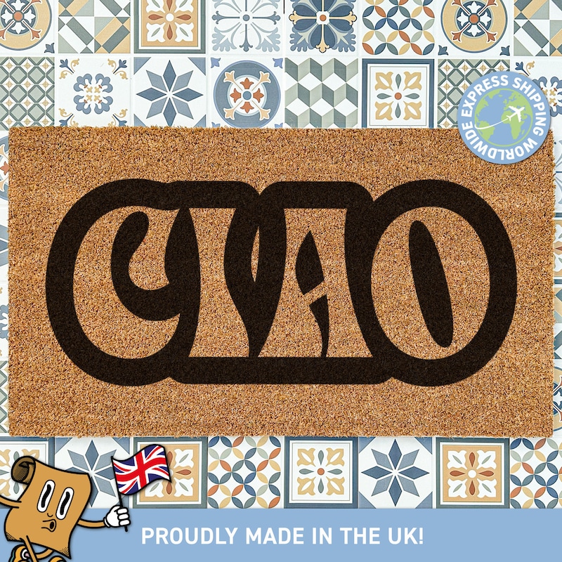 Ciao Doormat - Etsy