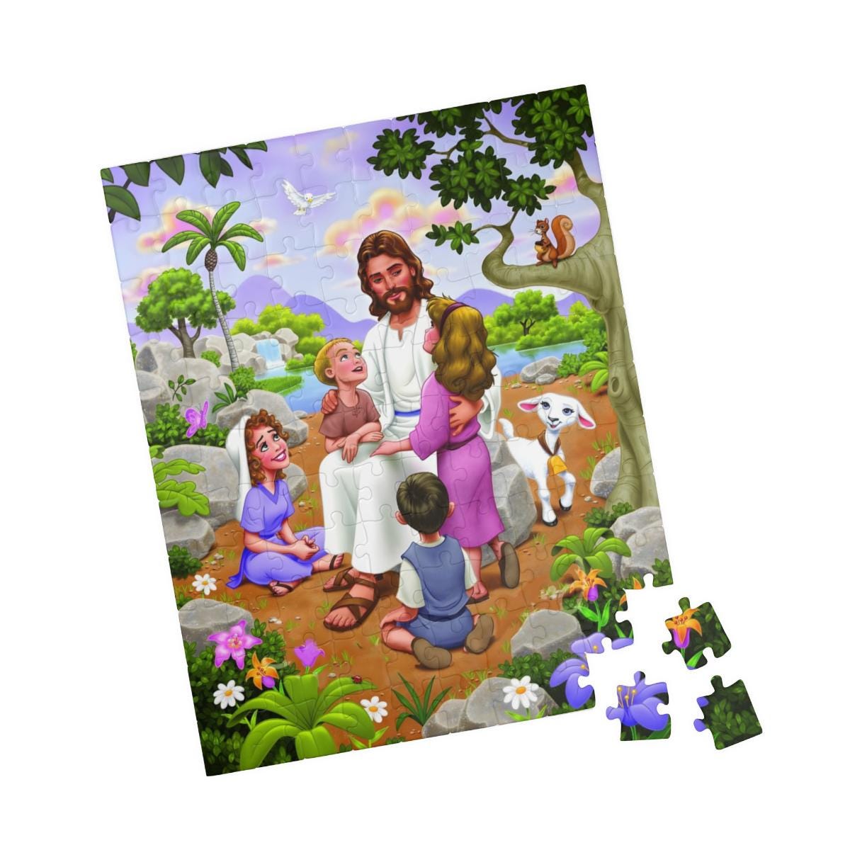 Jesus Puzzle for Kids and Adults - Christian Jigsaw Puzzle Toy ...