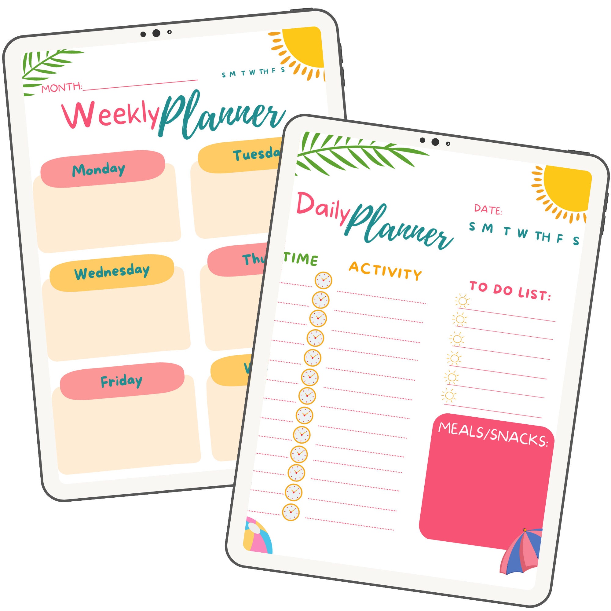Printable Summer Parent Planner - Etsy