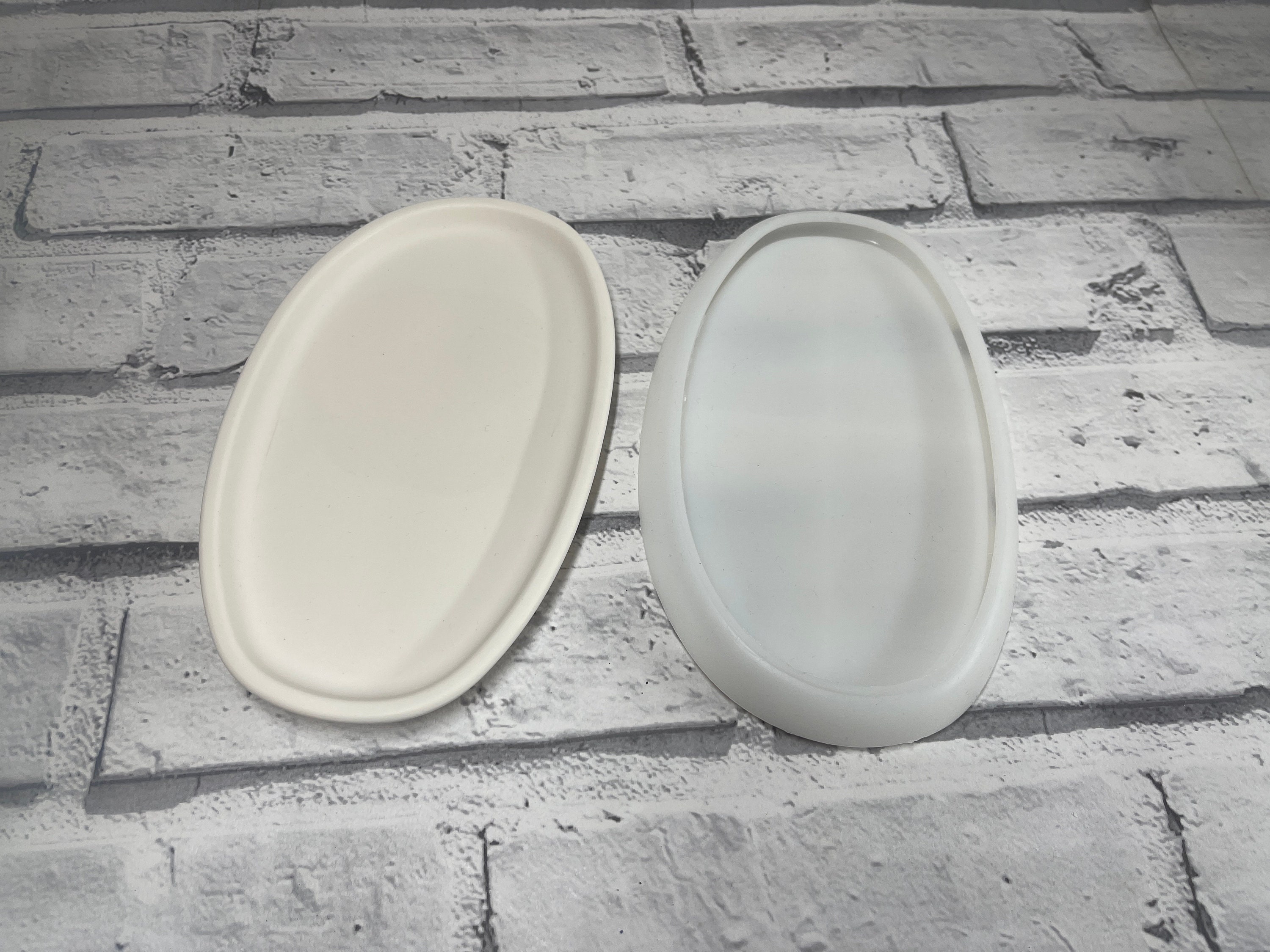 Jesmonite Kit Medium Pebble Trinket Tray Silicone Mould Jesmonite Kit ...
