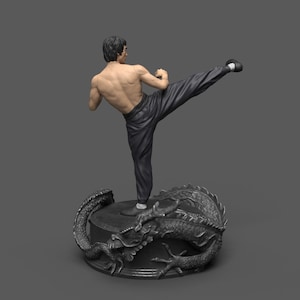 Bruce Lee 3D Model STL File (digital Download) - Etsy