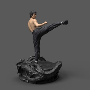 Bruce Lee 3D Model STL File (digital Download) - Etsy