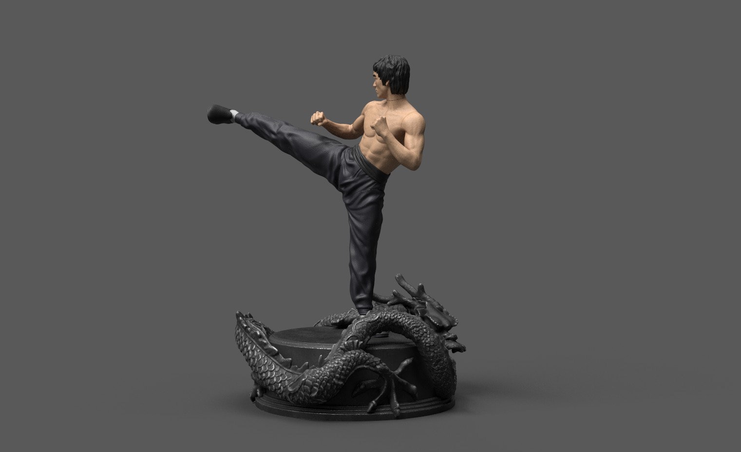 Bruce Lee 3D Model STL File (digital Download) - Etsy