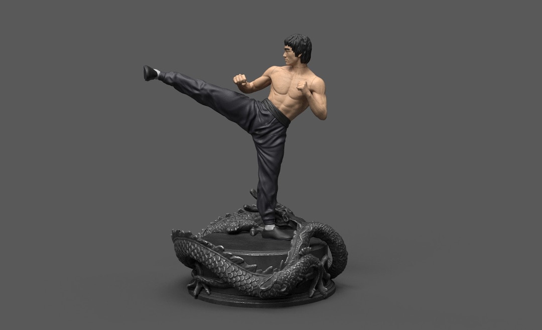 Bruce Lee 3D Model STL File (digital Download) - Etsy