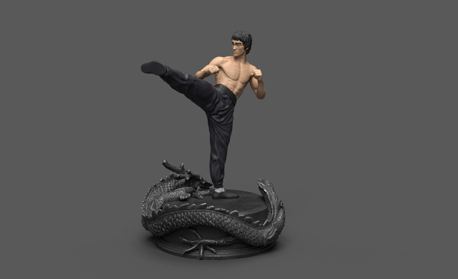 Bruce Lee 3D Model STL File (digital Download) - Etsy