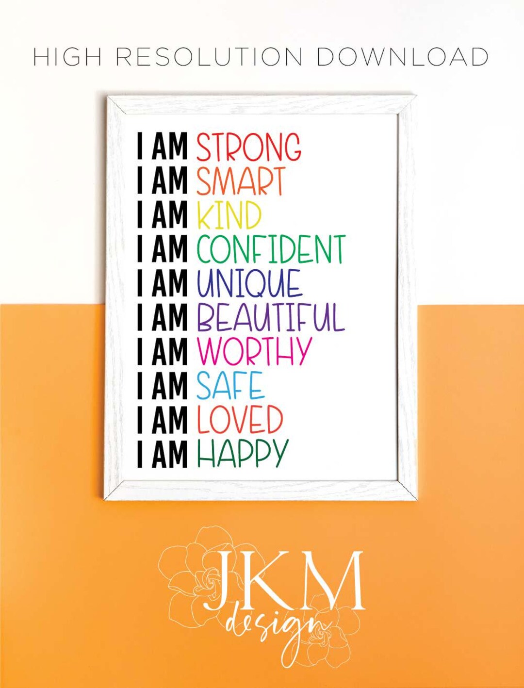 Affirmations Poster Download, Classroom Artwork, Poster Download ...