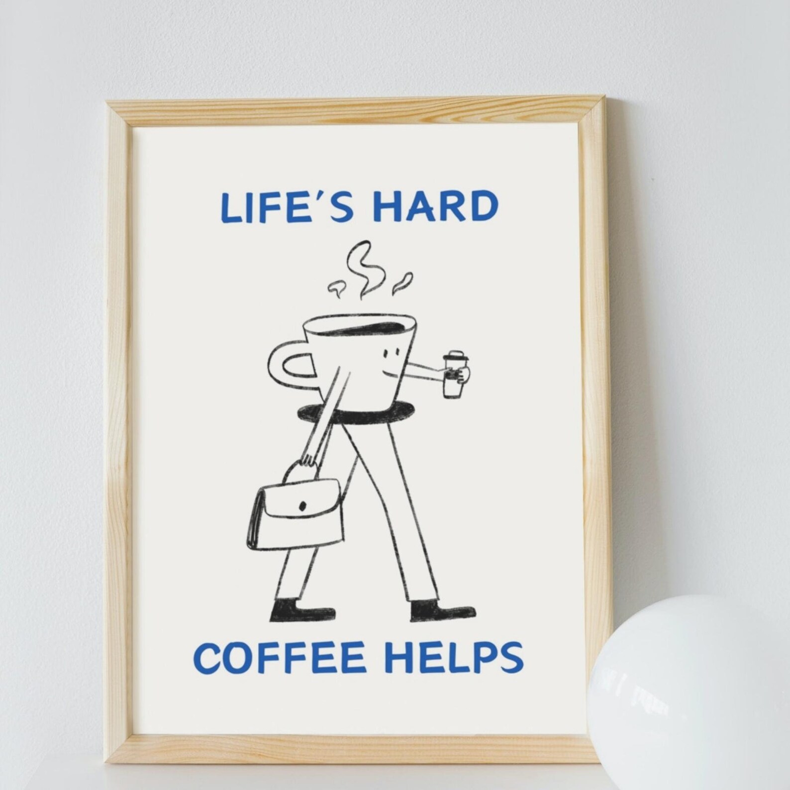 Coffee Sketch Art Retro Drink Poster Office Art Coffee - Etsy