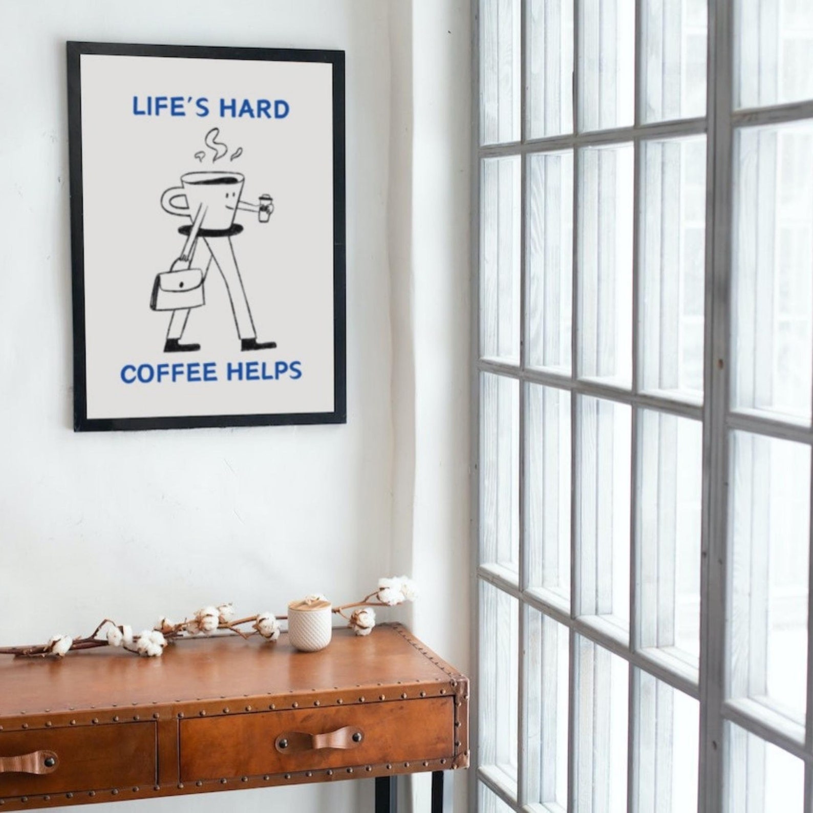 Coffee Sketch Art Retro Drink Poster Office Art Coffee - Etsy