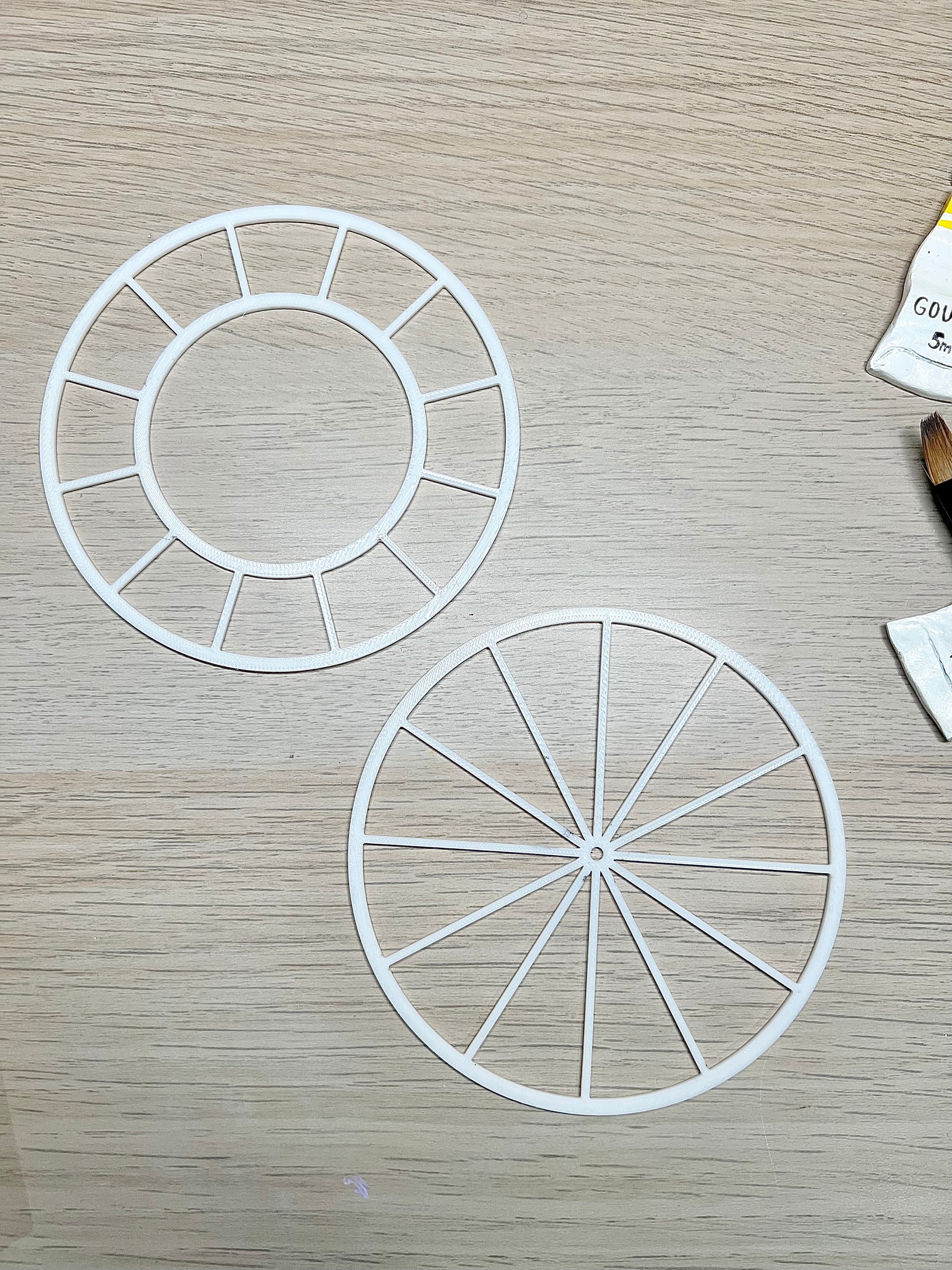 Color Wheel Template Set of 2 - Etsy