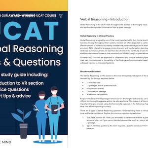 UCAT Verbal Reasoning Study Guide: Tips and Questions From Experts - Etsy