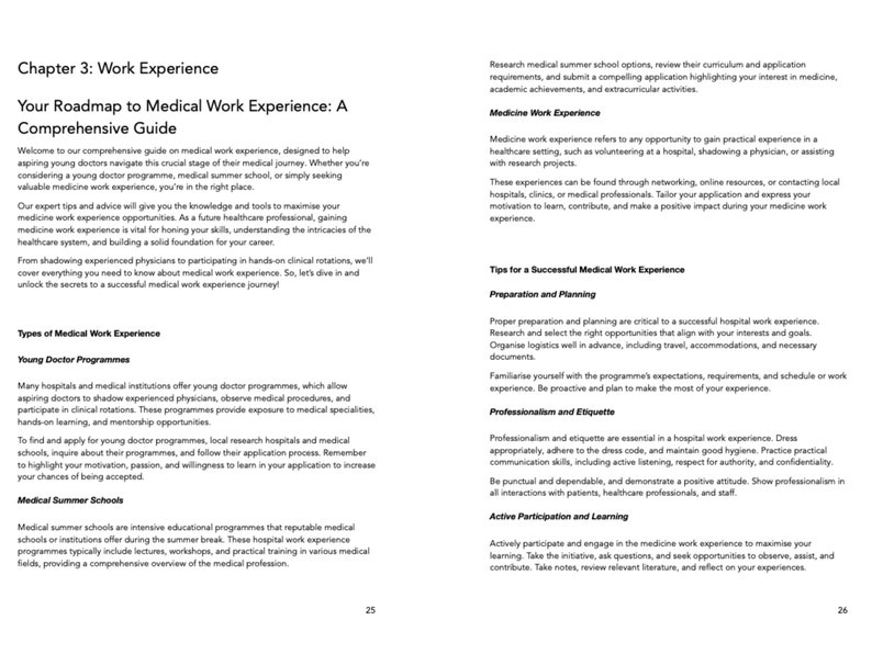 Applying to Medicine 2025 - the Ultimate Medical Application Guide - Etsy