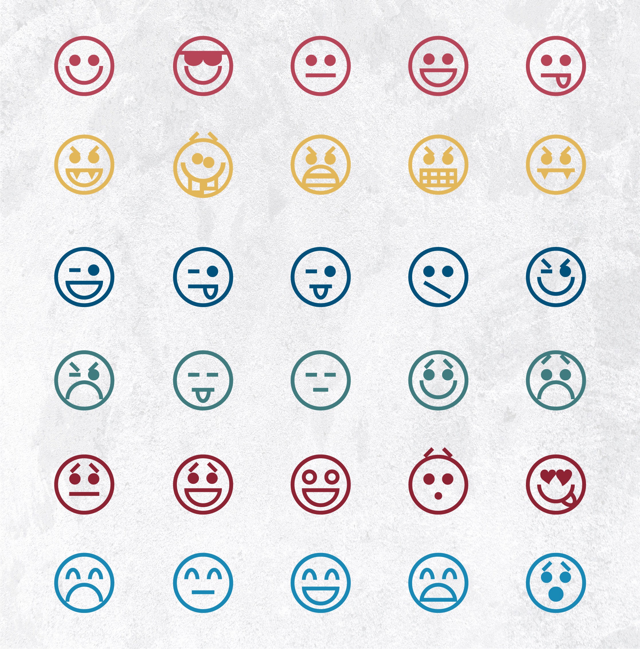 Enjoy Face Svg, 100 Cartoon Face Emotion Svg, Png, Emotion Characters ...
