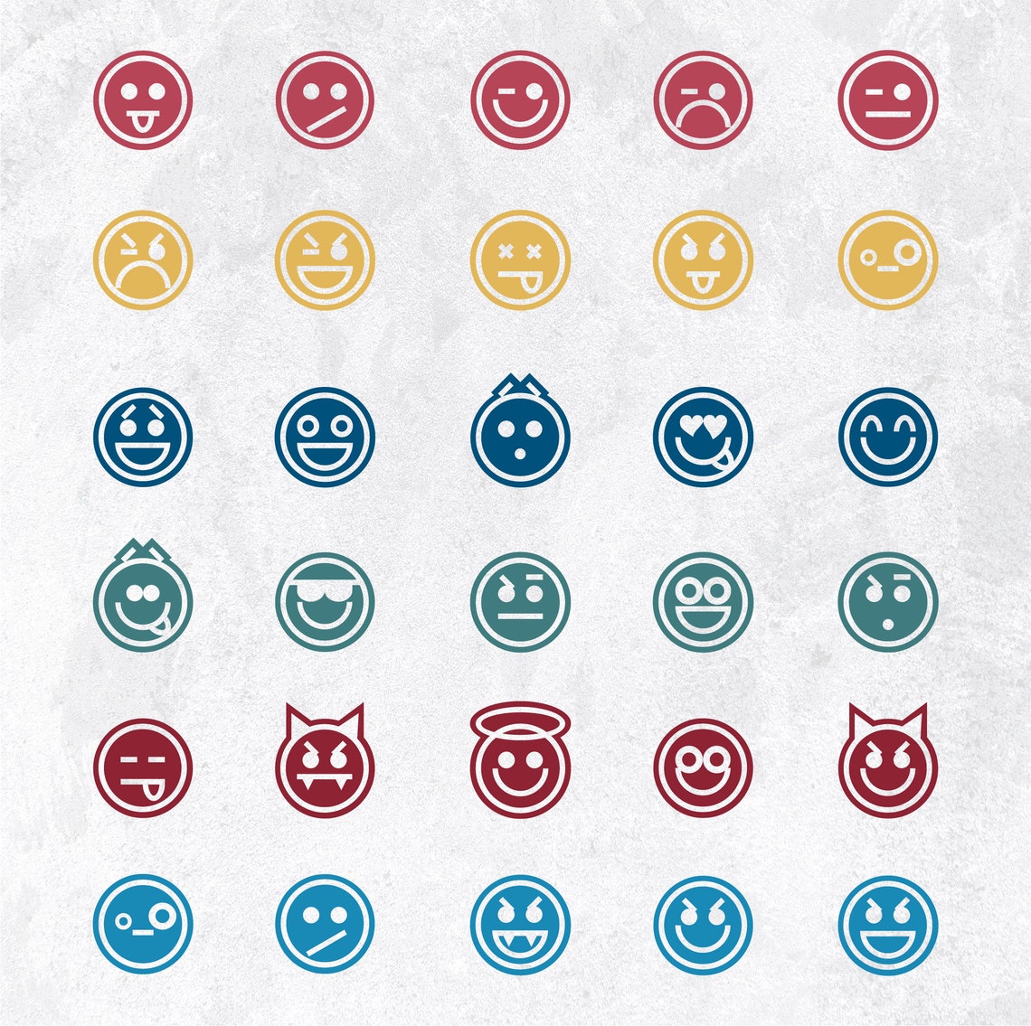 Enjoy Face Svg, 100 Cartoon Face Emotion Svg, Png, Emotion Characters ...