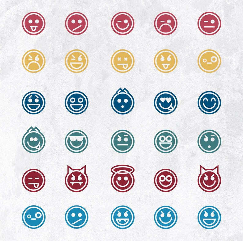 Enjoy Face Svg, 100 Cartoon Face Emotion Svg, Png, Emotion Characters ...