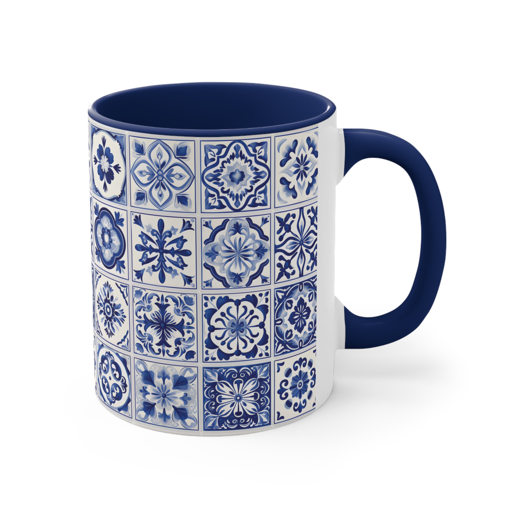 Portuguese Mug Blue Azulejo Tiles Coffee Mug Gift From Portugal Spanish ...