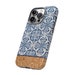 Portuguese Tiles and Cork Phone Case iPhone 15 14 Pro Max 13 12 11 ...