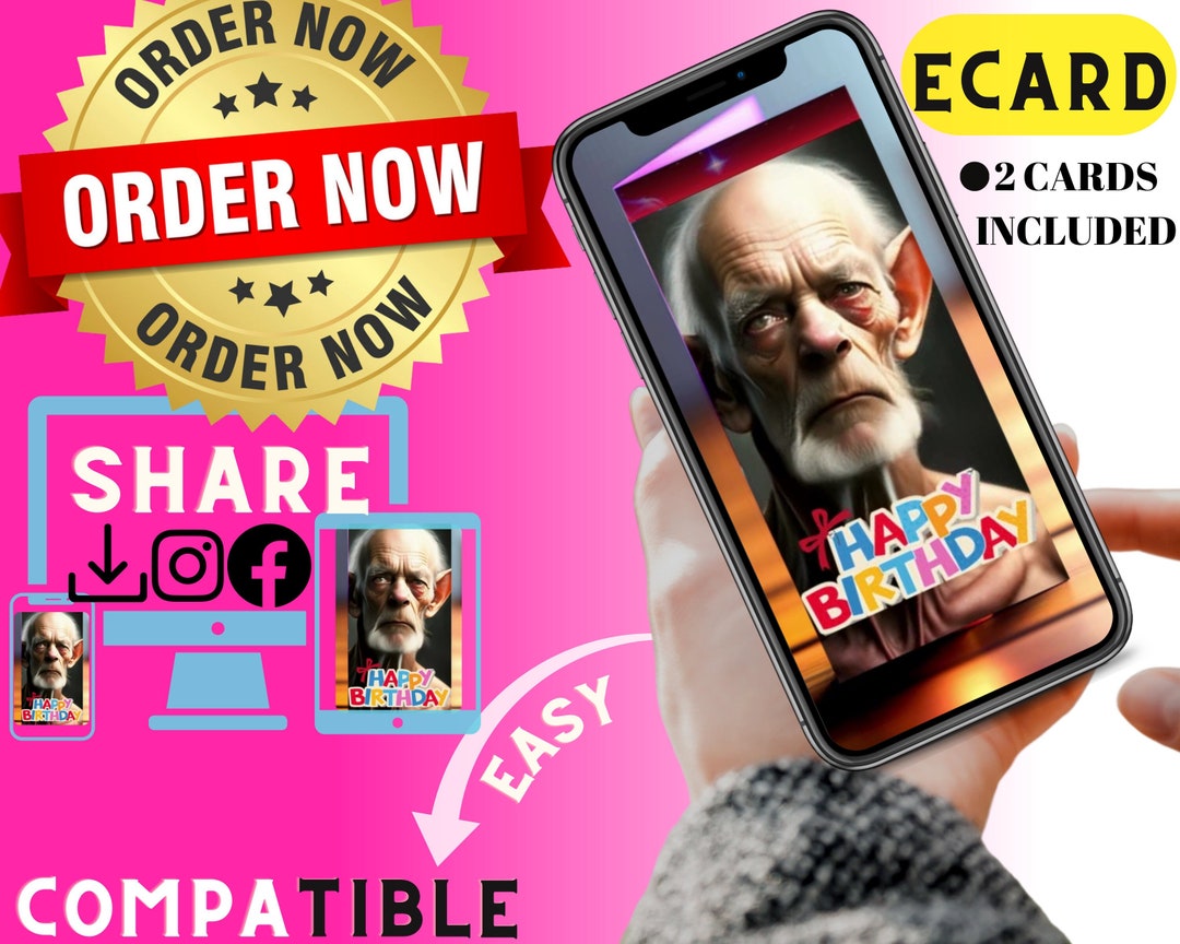 Funny Video Birthday Card Singing Birthday Card Comedy any Age Birthday ...