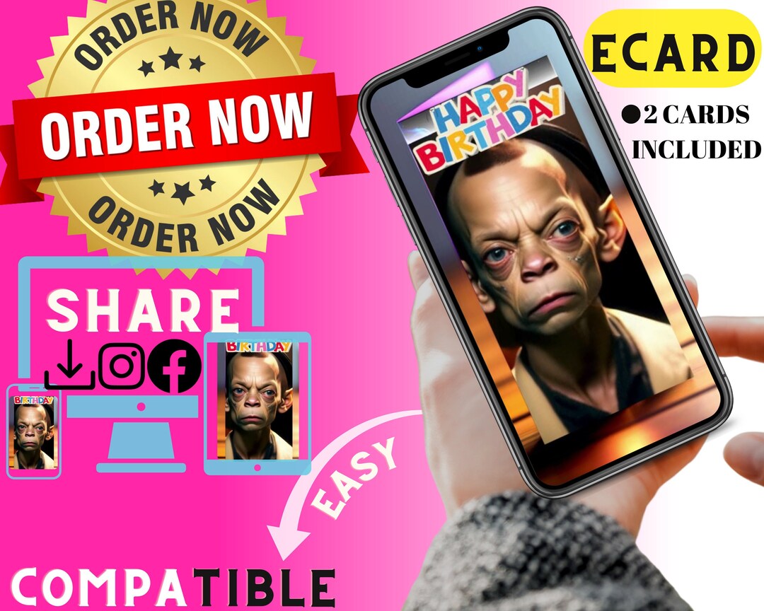 Funny Mafia Movie Birthday Card, Video Card Digital Gift for Military ...