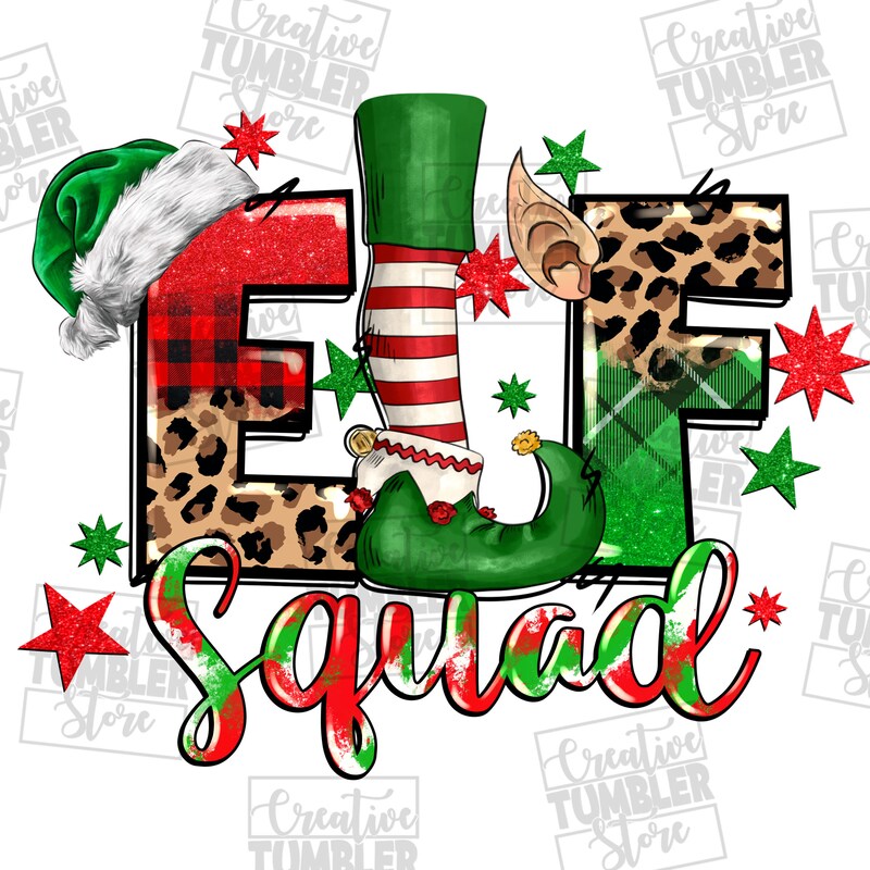 Elf Squad Svg - Etsy