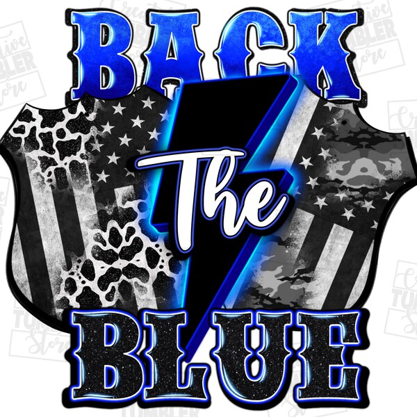 Back the Blue - Etsy