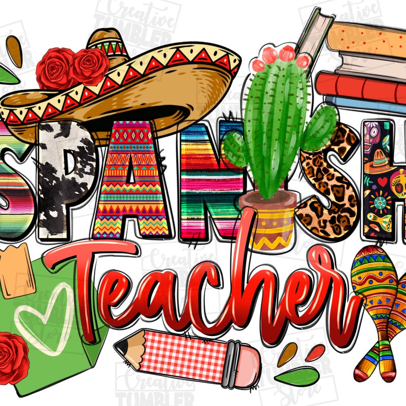 Spanish Teacher Svg - Etsy