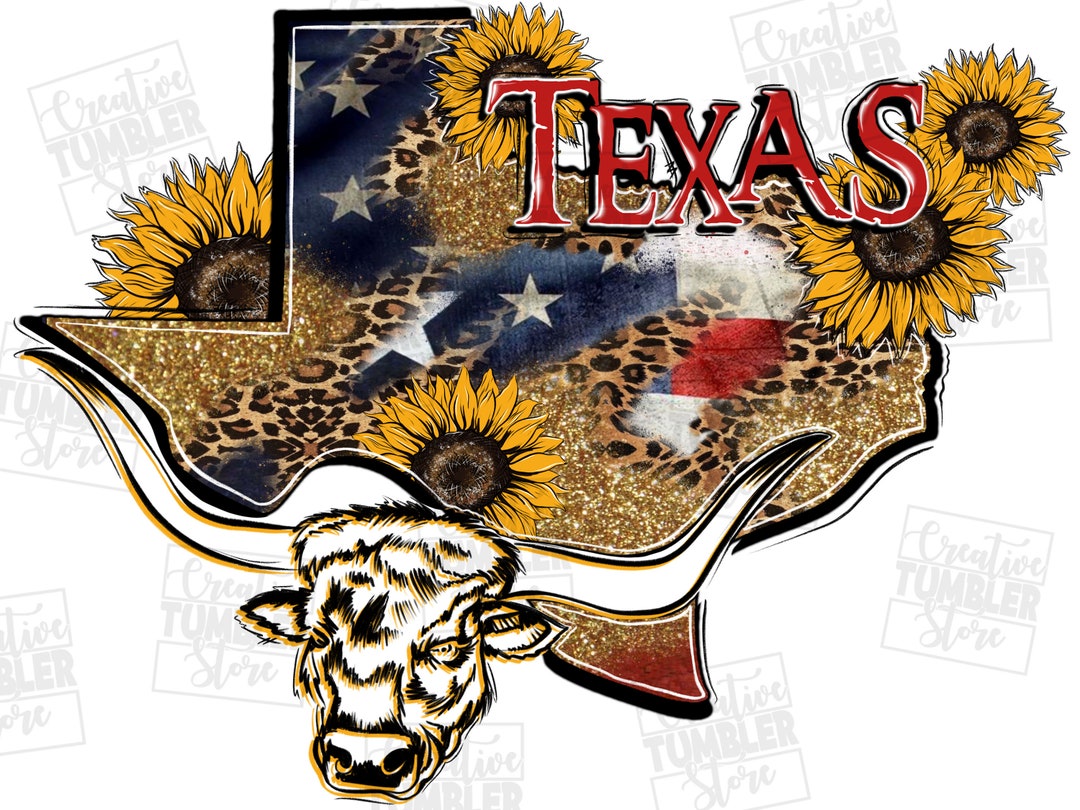 Texas Map Png Sublimation Design Download, American Png Design, USA ...
