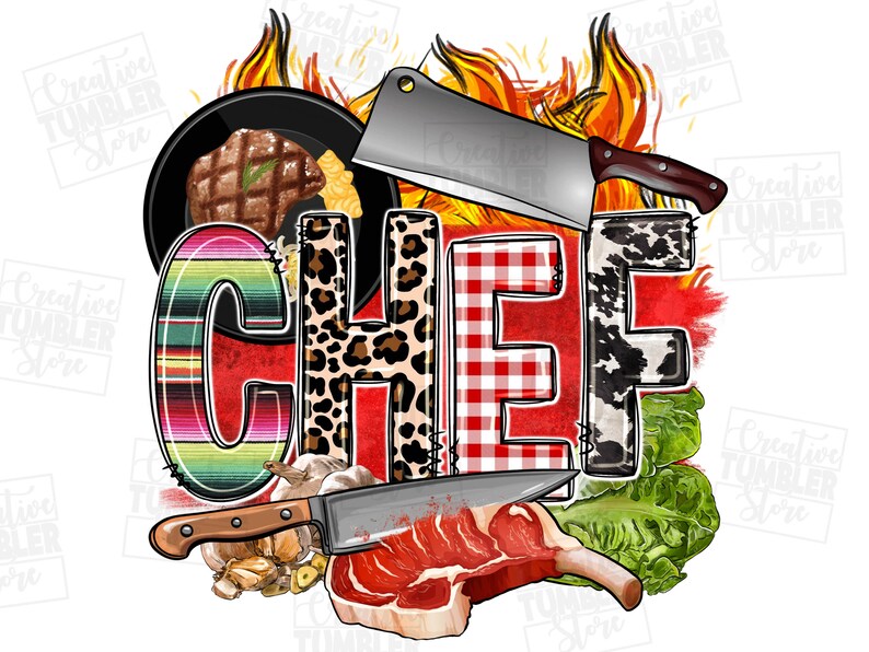 Chef Png Sublimation Design Download Chef Love Png Chef Life - Etsy