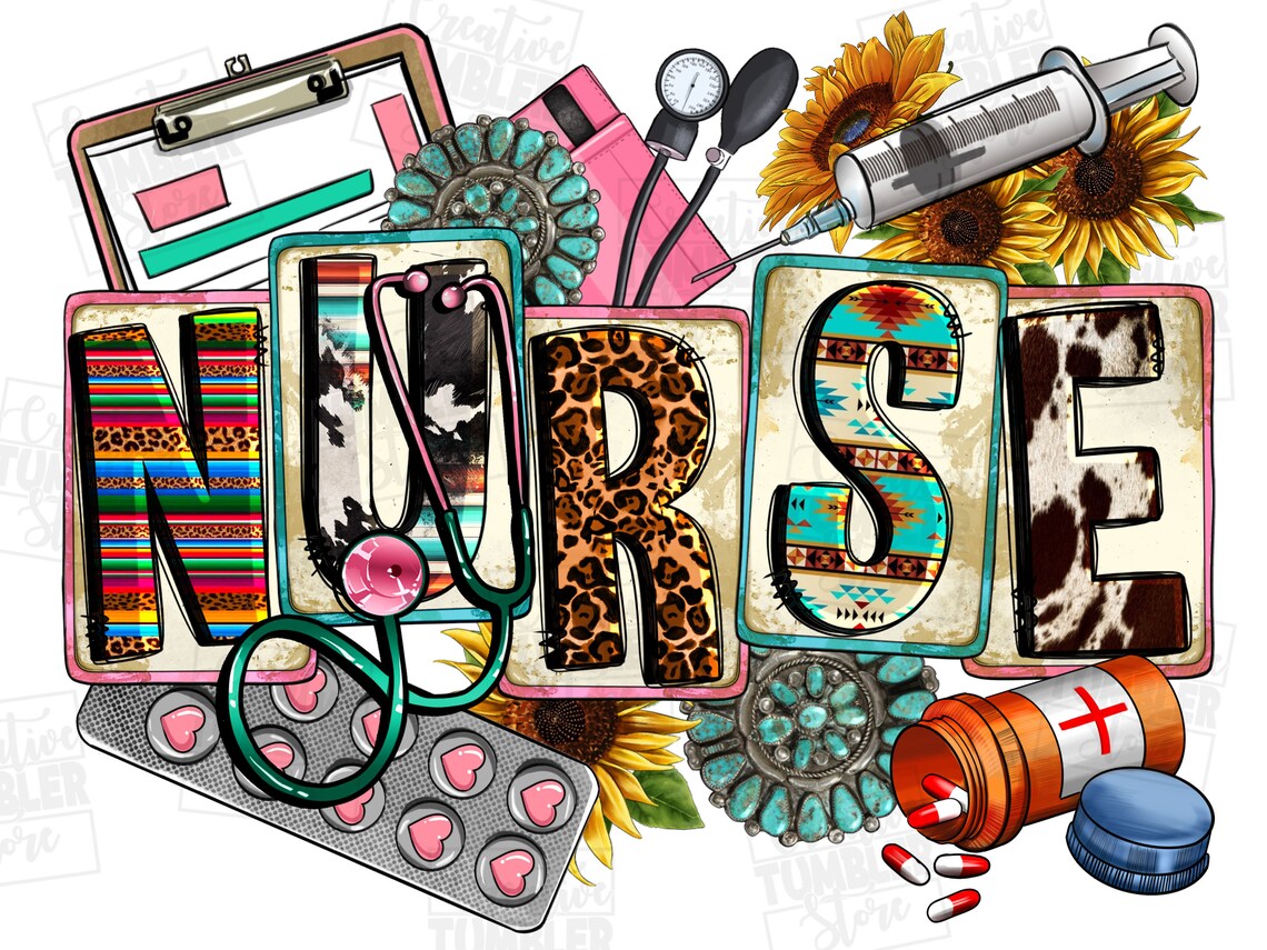 Western Nurse Png Sublimation Design Download Nurse Png - Etsy